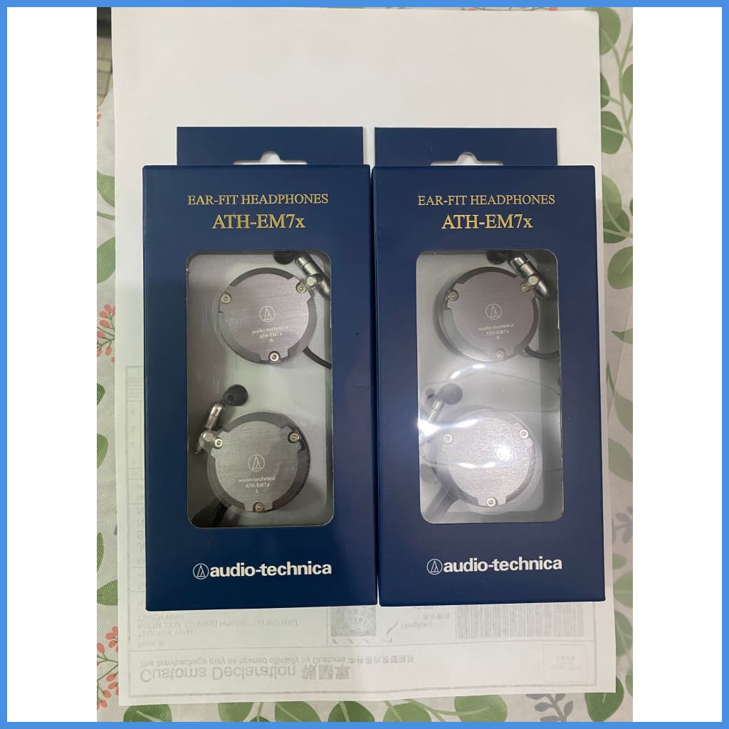 Audio Technica ATH-EM7x Ear-Fit Aluminum Headphone 28mm Dynamic Driver