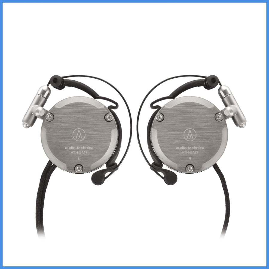 Audio Technica ATH-EM7x Ear-Fit Aluminum Headphone 28mm Dynamic Driver