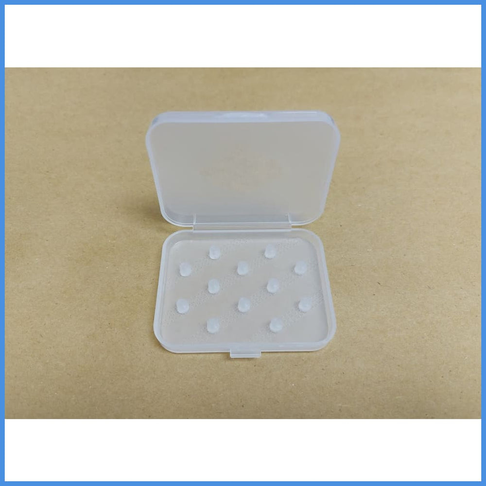 Eartips Plastic Hard Case Rectangle Medium Size