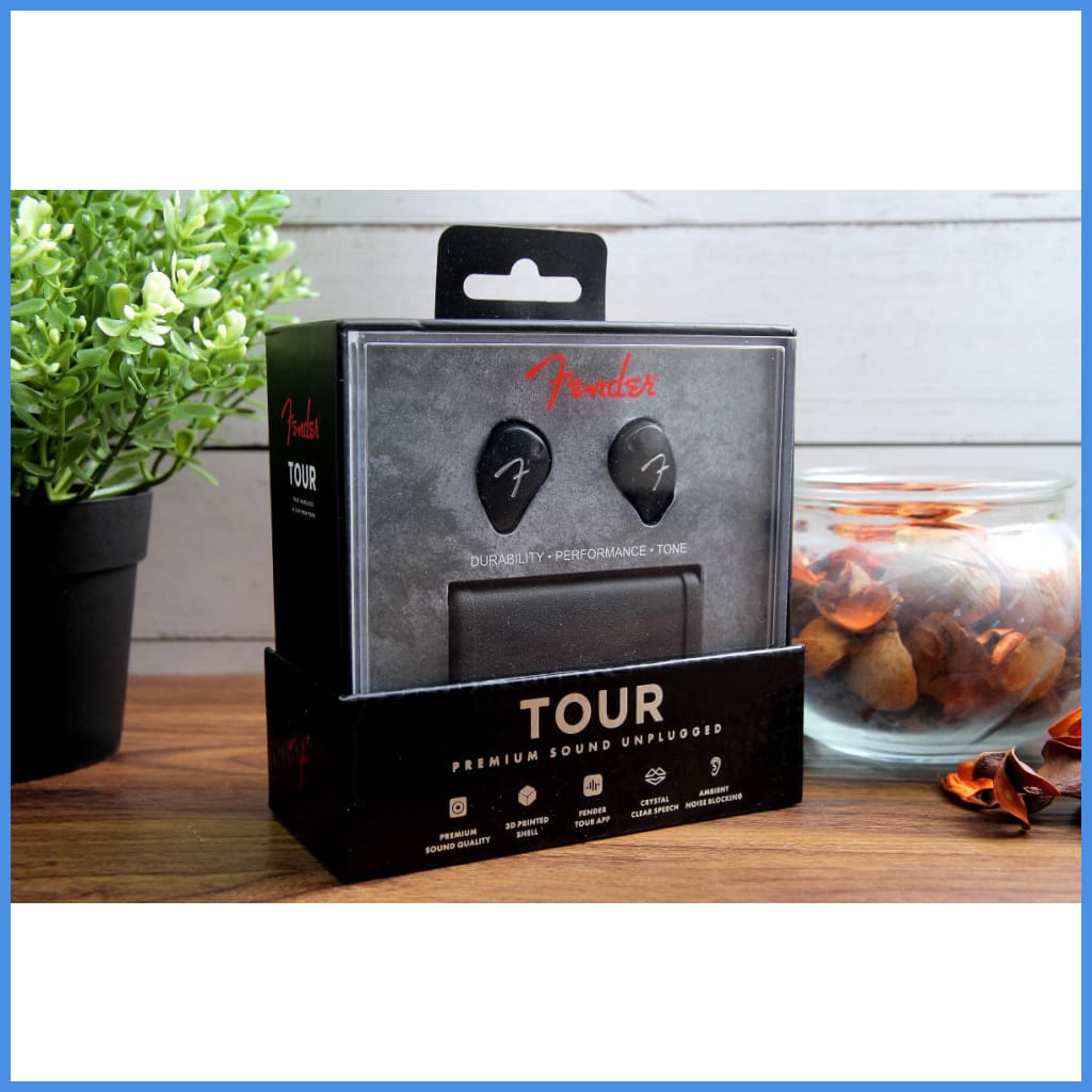 Fender Tour True Wireless Bluetooth Earphone Black Red 2 Colors