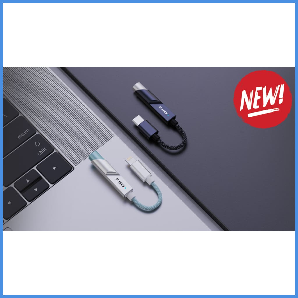 FiiO KA11 HiFi DAC Adapter for 3.5mm iPhone Android with Lightning USB