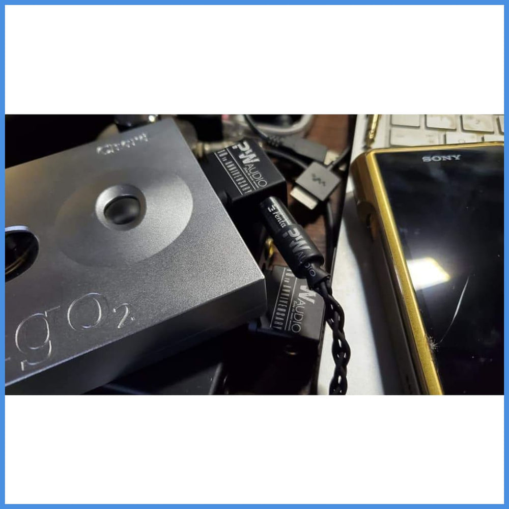 PW Audio 4.4mm Female to RCA Male Adapter for CHORD Hugo 2 Amplifier