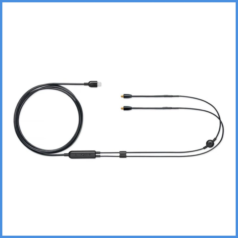 SHURE RMCE‐LTG Remote + Mic Cable for SE Earphones MMCX Lightning Upgr