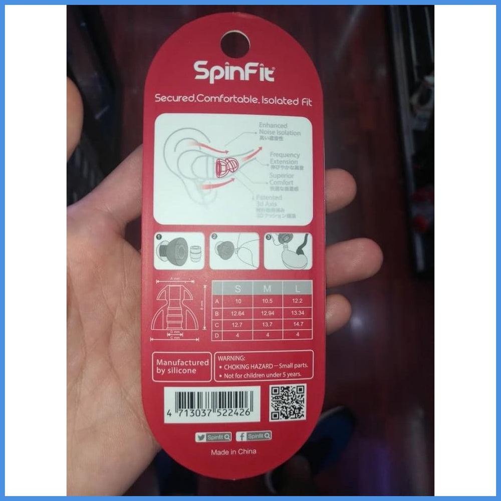 SpinFit CP240 EarTip Double Flange One Pair