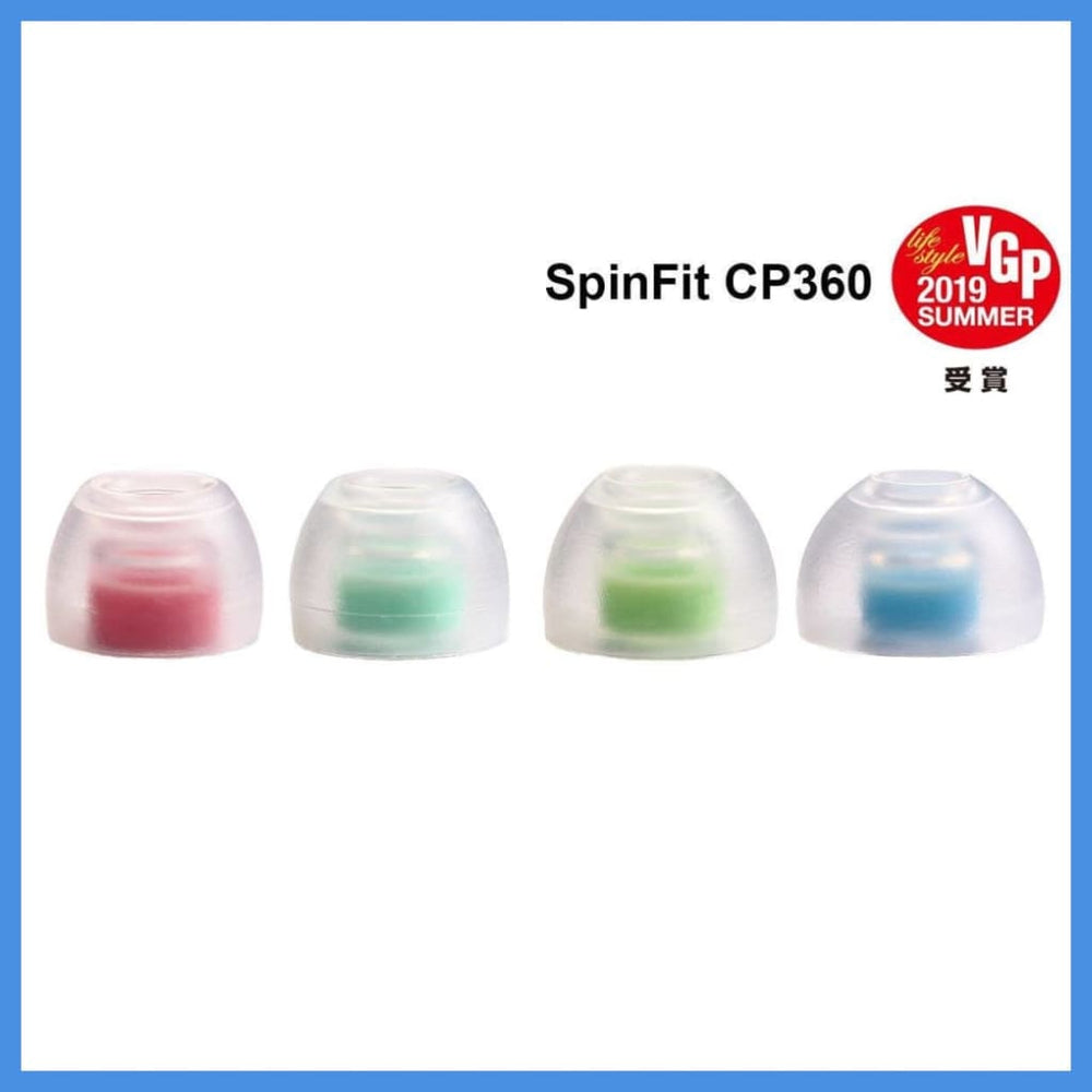 SpinFit CP360 Single Flange Eartips 2 pairs different sizes for True W