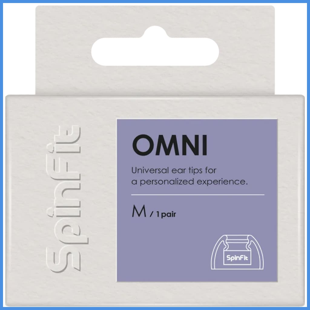 Spinfit OMNI Silicon Eartips 6 Sizes Colors for In-Ear Monitor IEM Ear