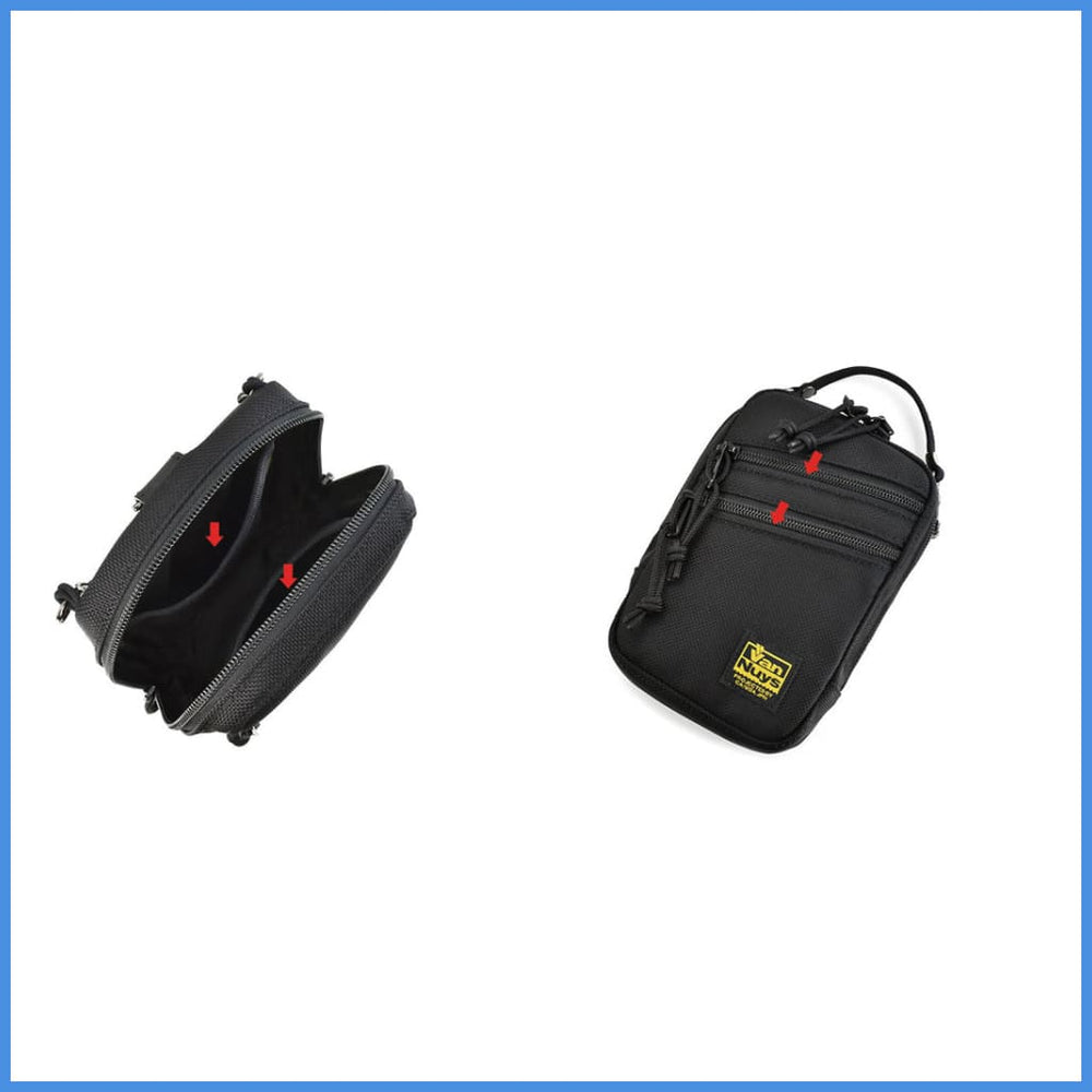 VanNuys E396 Ballistic Nylon Messenger-Style Carry Bag Made In Japan